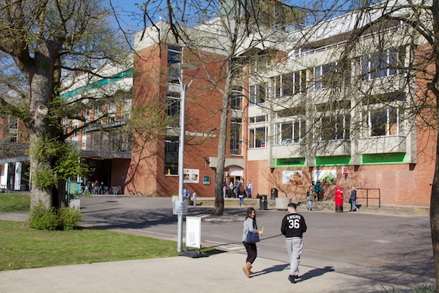 Bramber House wider shot, University of Sussex, UK, April 2014 – Beth ...